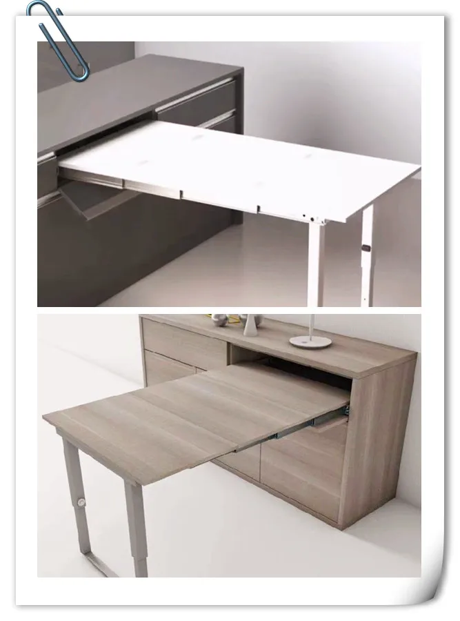 Smart Furniture Parts Pull Out Dining Table Hardware - 5 Section T Type ...