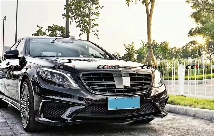 S63 AMG Mercedes-Benz Body Kit with Bumpers & Fog Light Cut-Outs OEM