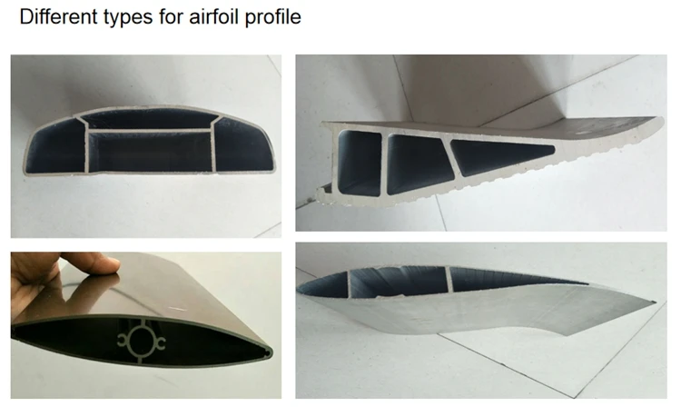 Custom Aluminum Extrusion Airfoil Profile Boat Rudder Holder Parts ...