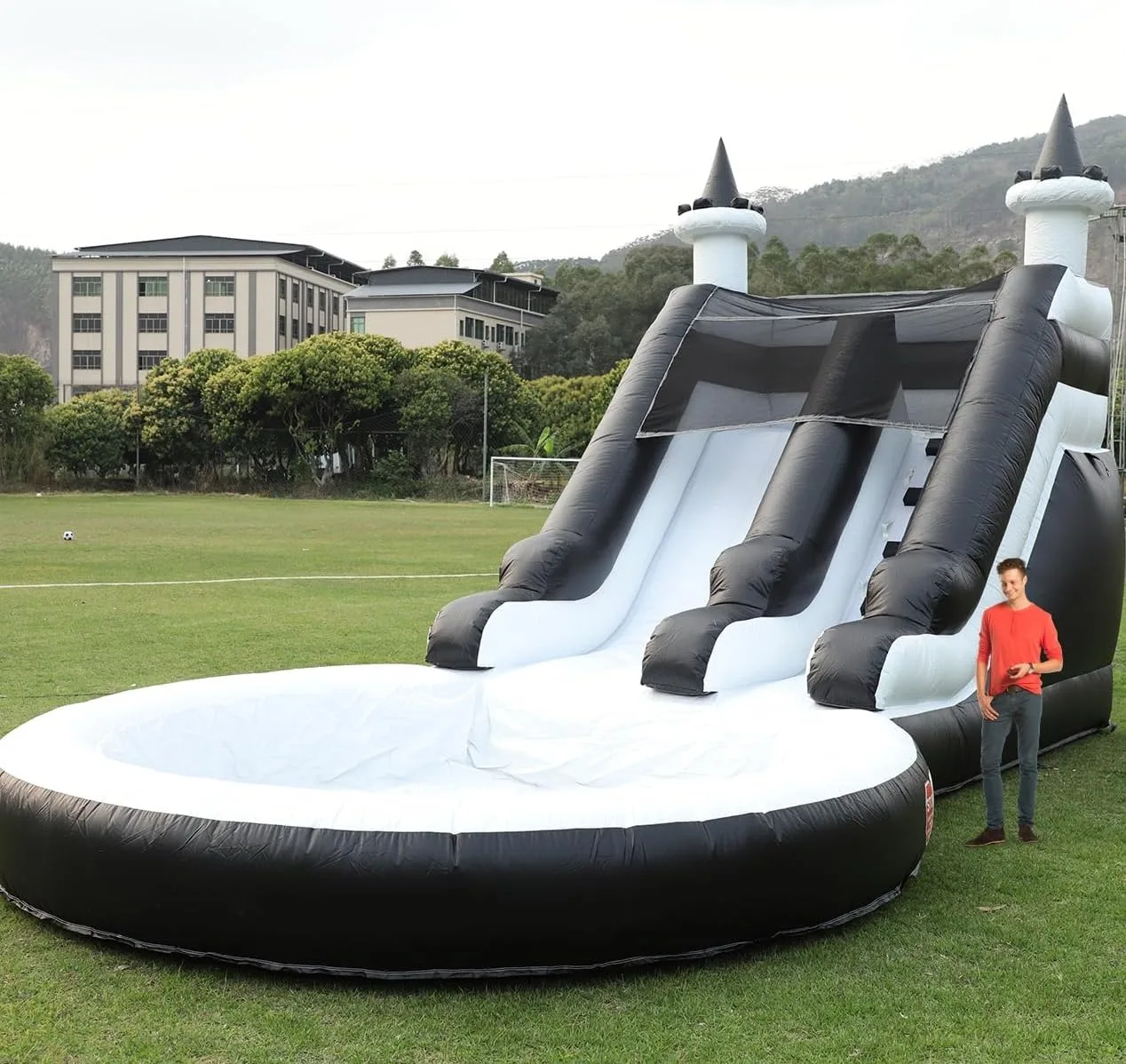 Yard Modern Luxury Indoor Trampoline Amusement Park Equipment Bouncy ...
