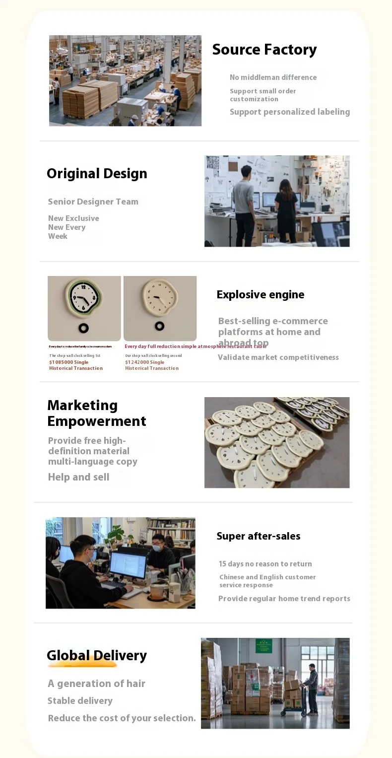 Modern Style Single Face Resin Clock Premium Quality Quartz Pendulum ...