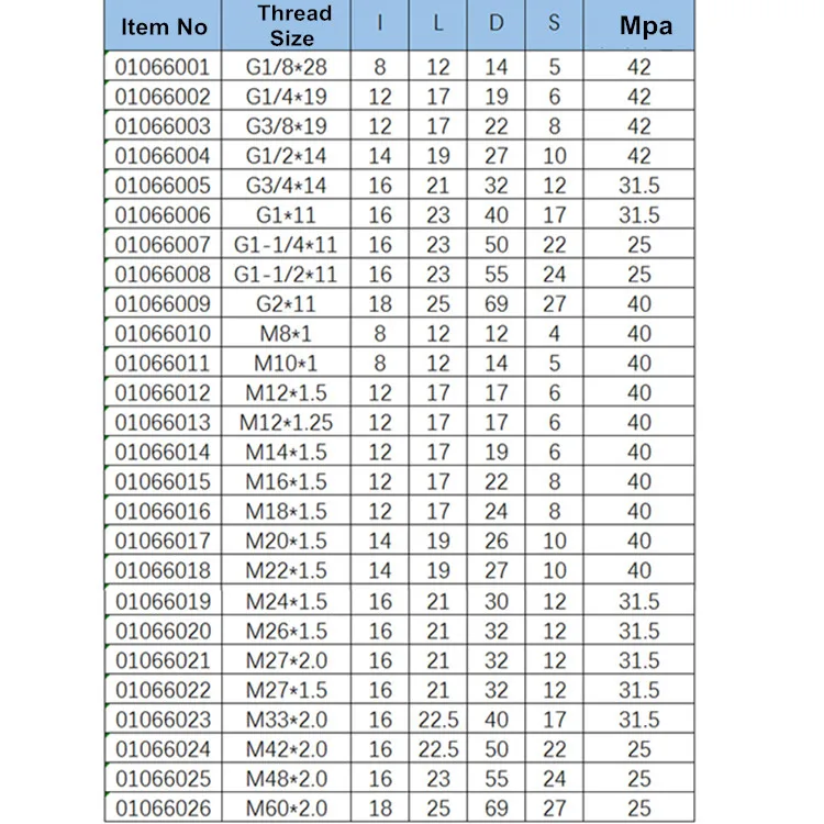 M8-M60 Flat Stainless Steel Hexagon Din908 Screws Socket Plug for Machine