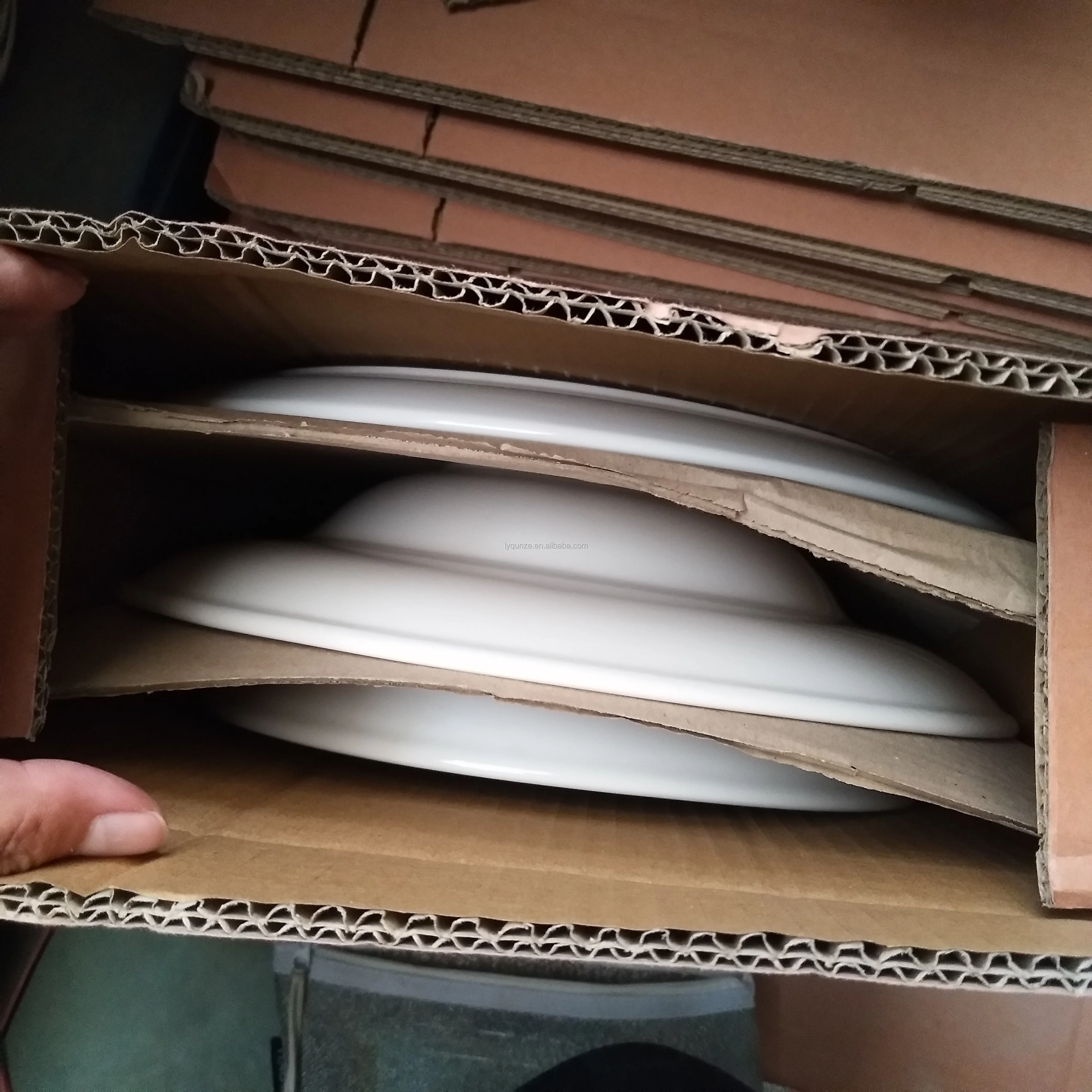 12 Inch Dinner Plates - Elegant Ceramic Pizza Plates