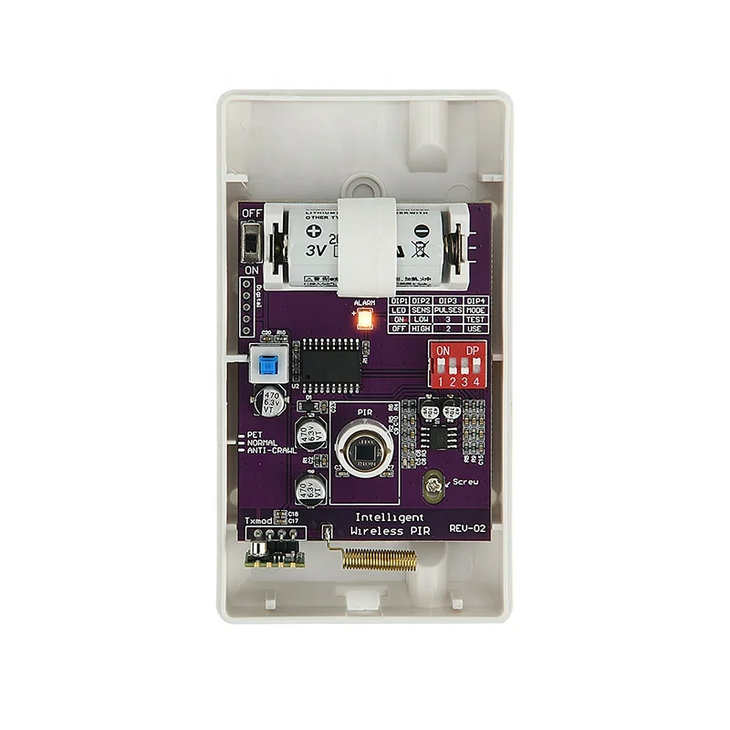 315/433MHz Wireless Pir Motion Sensor Burglar Alarm Detector Wireless ...