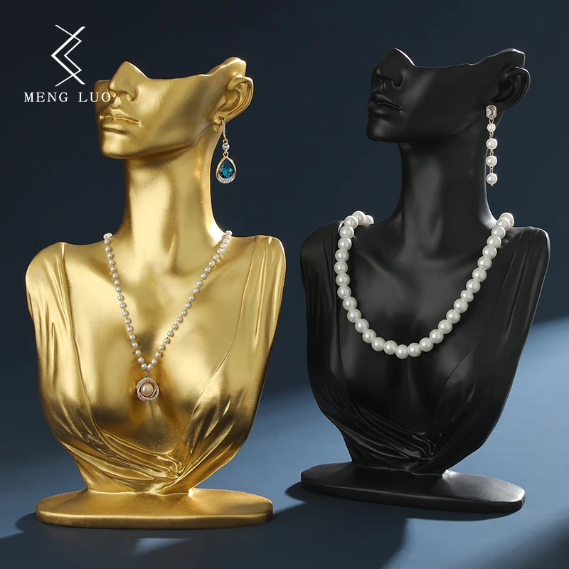 Jewelry Props Display Rack Necklace Display Bust Resin Jewelry Neck ...