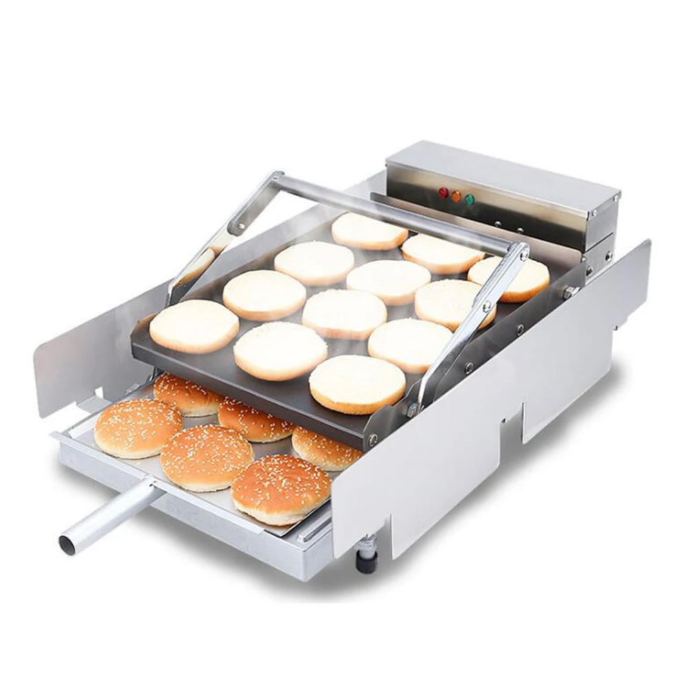 Commercial Hamburger Cooking Machine Burger Bun Gill Machine - Buy ...
