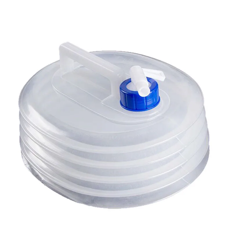 Pe Folding Water Bag Shrink Bucket Outdoor Portable Kettle Eco-friendly Car Camping 3-15l - Buy ...