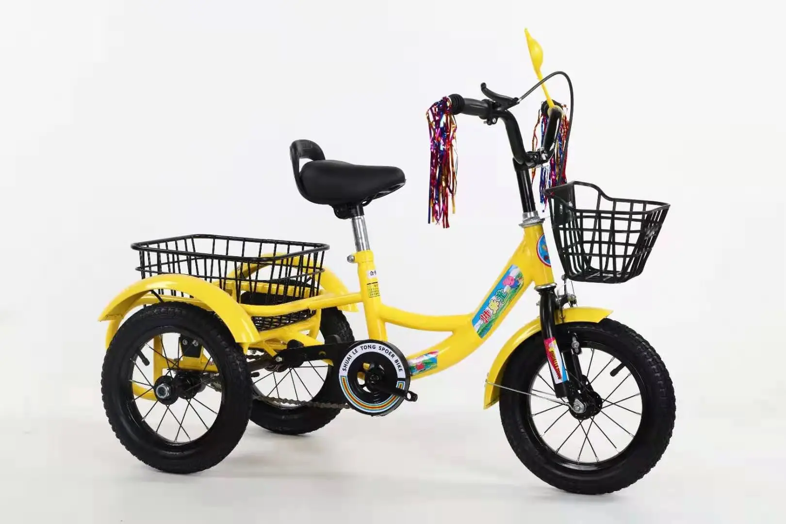 Baby Tricycle Multifunction 3 Wheels Baby Bike Children Toddler ...