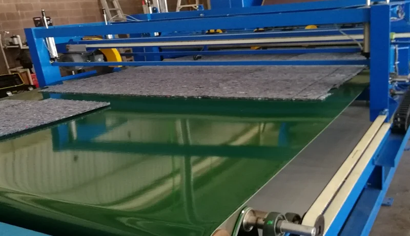 1000kg/h Air Laid+thermal Bonding Technology Nonwoven Shoddy Felt ...