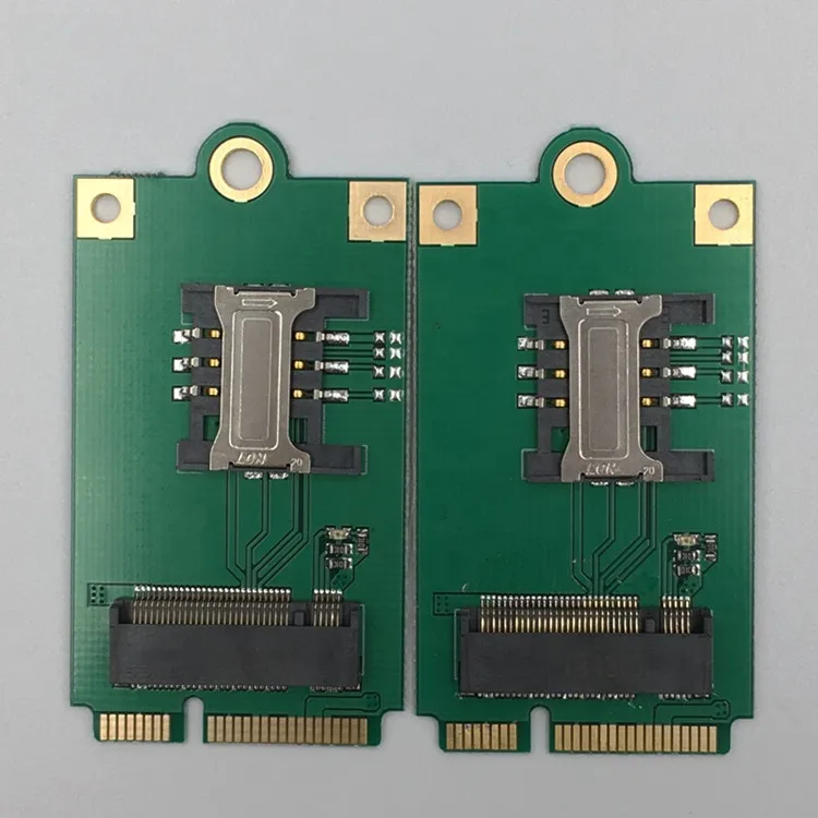 M.2(ngff)to PCIE Adapter by Getcom.ai - Top SIM Card Slot