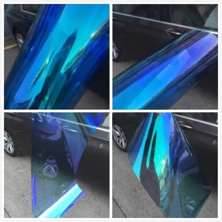 Blue Window Tint - Mirrored Tint for Cars - Chameleon Film