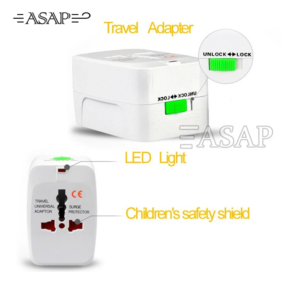 Universal Travel Plug - Reliable and Versatile Adapter