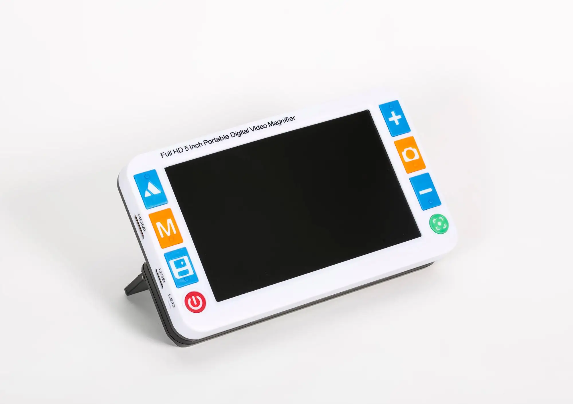 Low Vision Magnifier - Portable Video Amplifier with 5" Screen