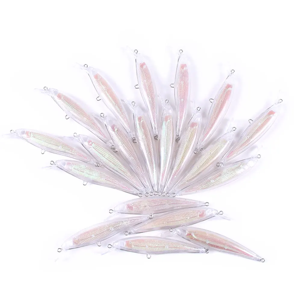 11CM High Quality Minnow Fishing Lure Blanks Unpainted Floating Crank ...