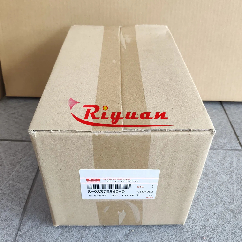 純正オイルフィルター8-98375860-0 8983758600 898375-8600 MMH80890 4JJ1 4HK1 6HK1 ...