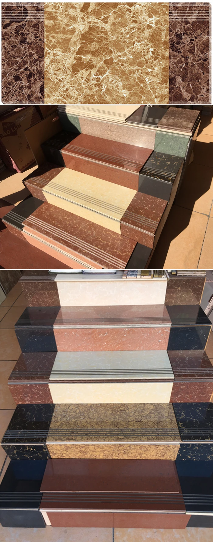 Porcelain Stair Tiles for Stairs - Durable & Stylish