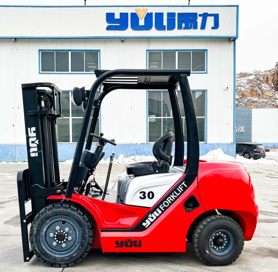 Yulin Forklift New Small 2 Ton 2.5T 3.0T 3.5T With Engine Forklift Truck Prices Diesel Forklifts ...