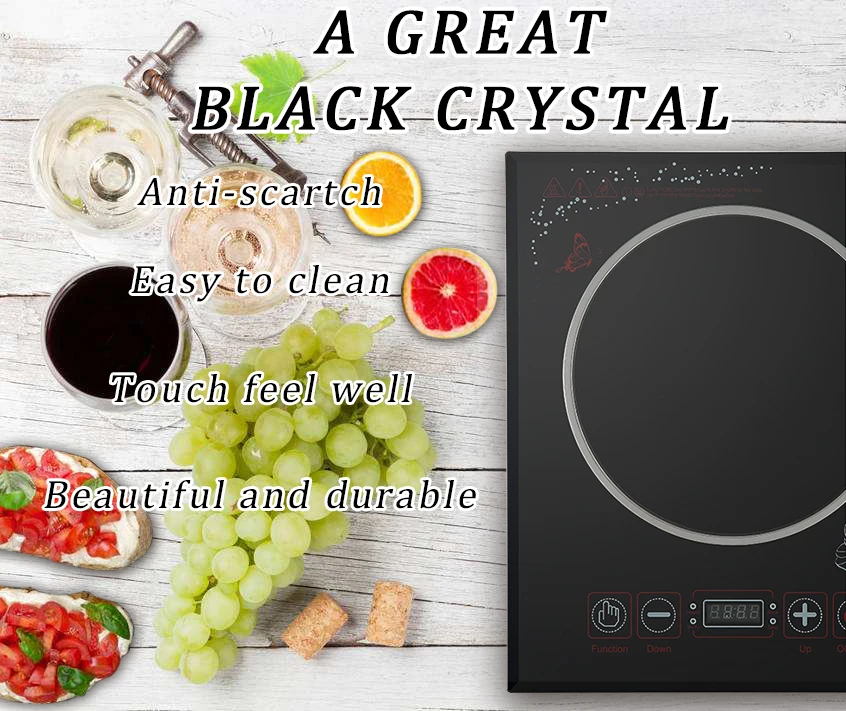 Ultra Slim Electric Chula - 2000W Rapid Heating Induction Cooker