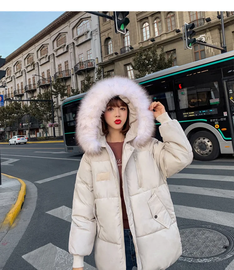 Russian Puffer Jassen Dames - Winter Parka with Fur Hood