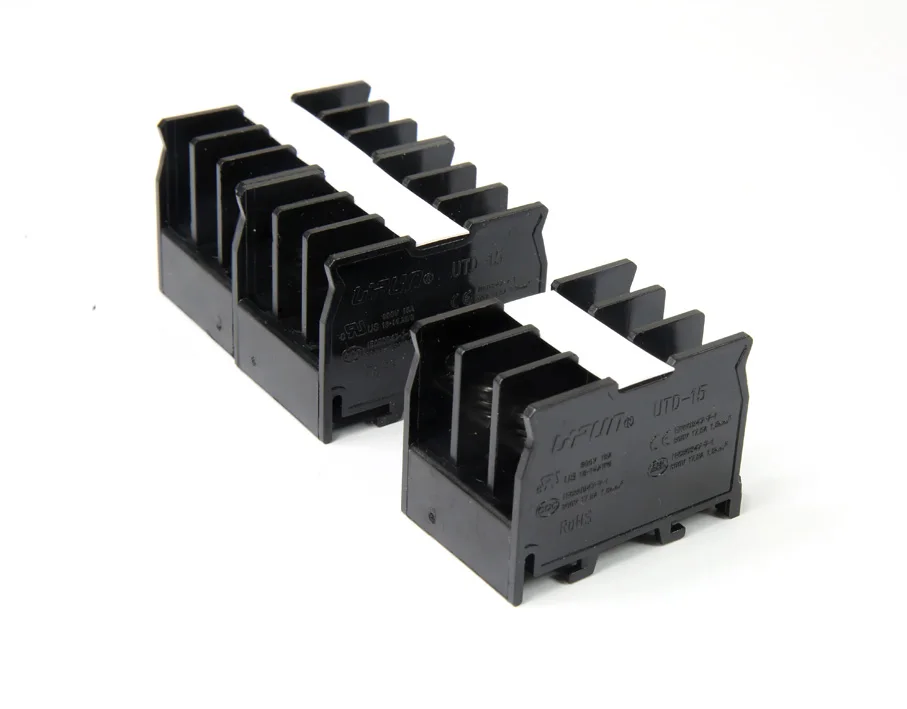 Double-level Terminal Blocks Din Rail Terminal Blocks - Buy Terminal ...