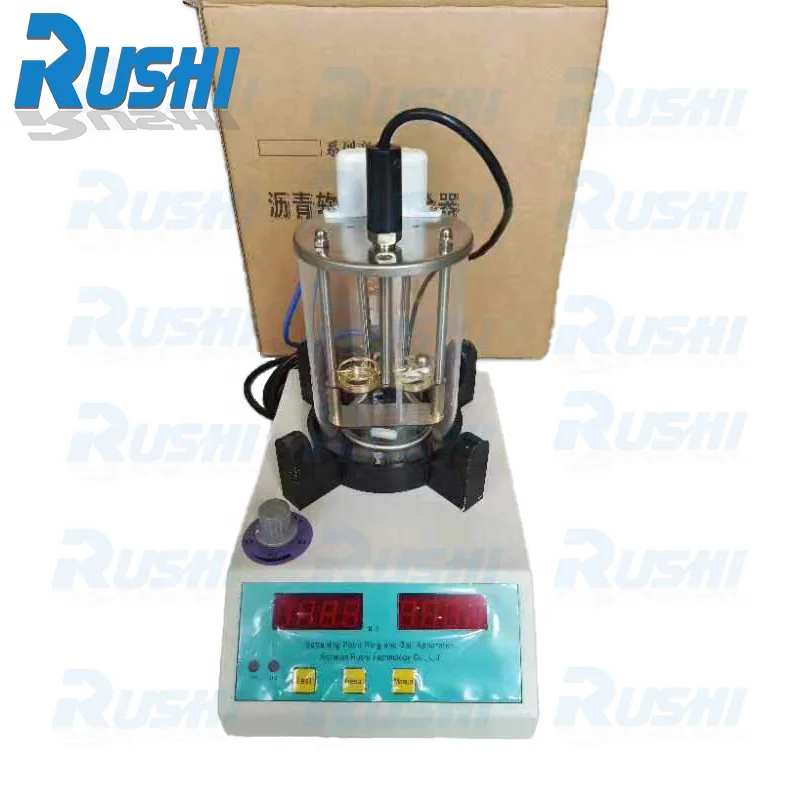 ASTM Standard Ring and Ball Method Asphalt Softening Point Tester
