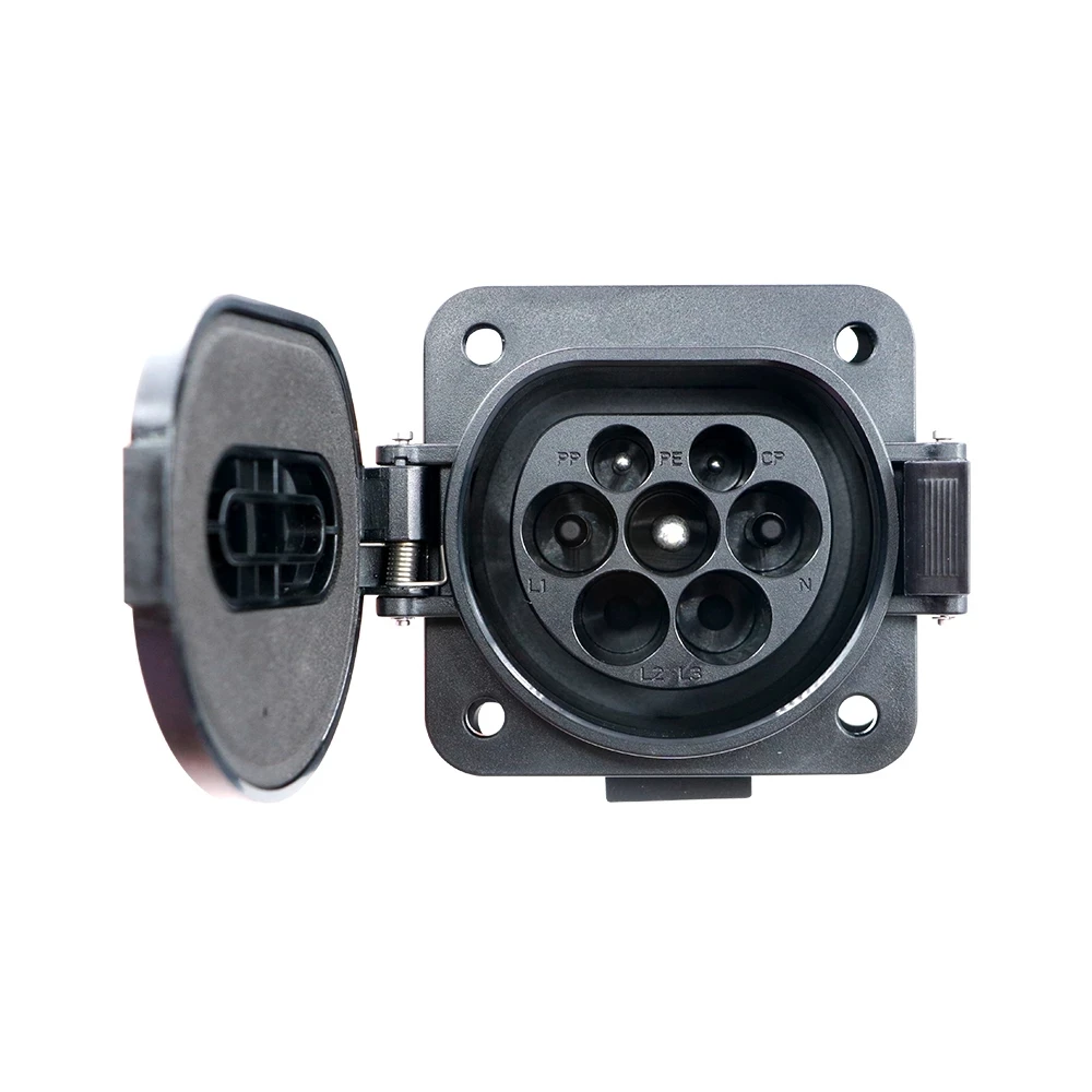 Electric Vehicle Cars Charging Evse Socket Type 2 EV Sockets 16A-32A 1P ...