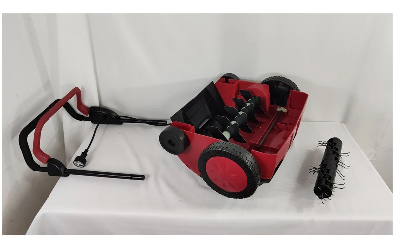 Electric Hand Push Lawn Scarifier 2 in 1 - Efficient Aerator