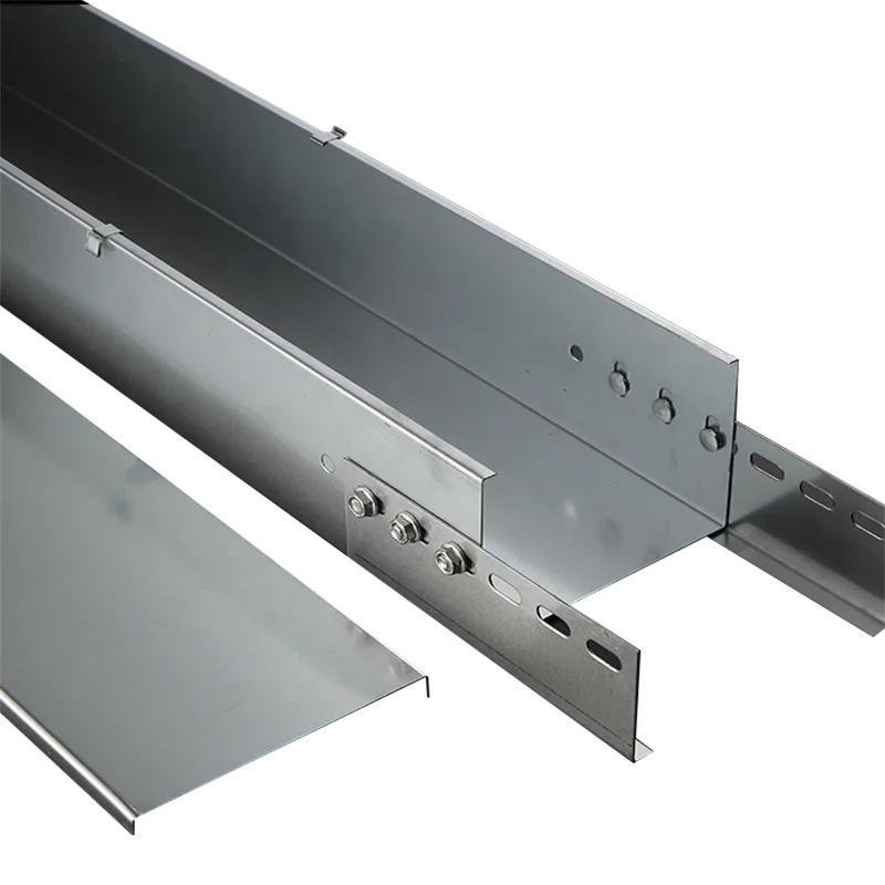 Galvanized Stainless Steel Cable Trunking With Cover | Solid Through ...