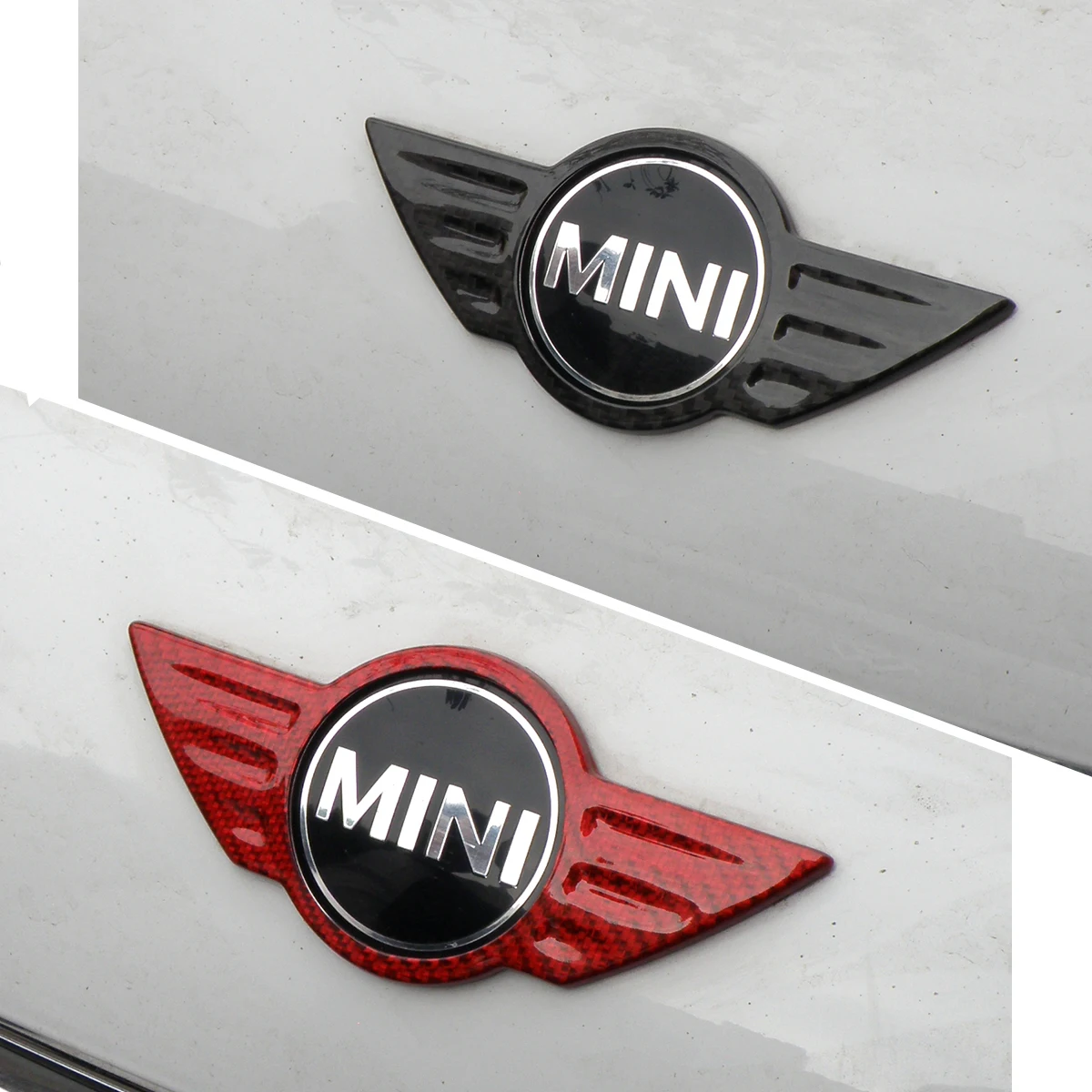 Carmon Real Carbon Faser Mini Cooper Logo Emblem Abdeckung Aufkleber ...