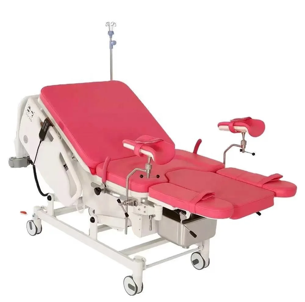 Medical Foldable Gynecological Delivery Bed Electric Maternity ...
