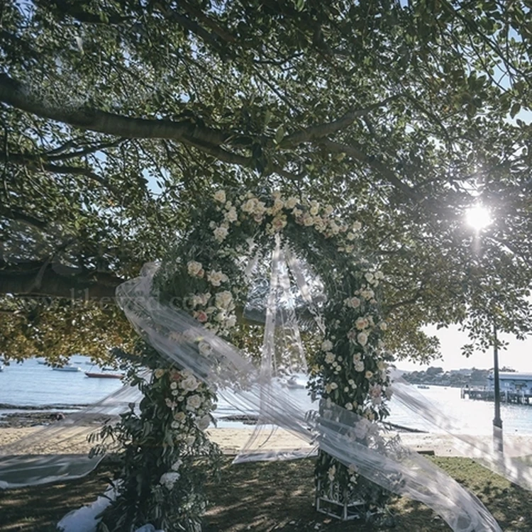 T04225 Tall Beautiful Wedding Centrepiece Frame Stand Backdrop Garden ...