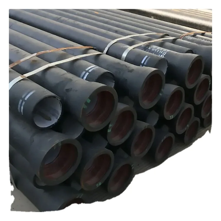Black Ductile Iron Pipe Ductile Cast Iron Pipe K9 K8 K7 Large Diameter ...