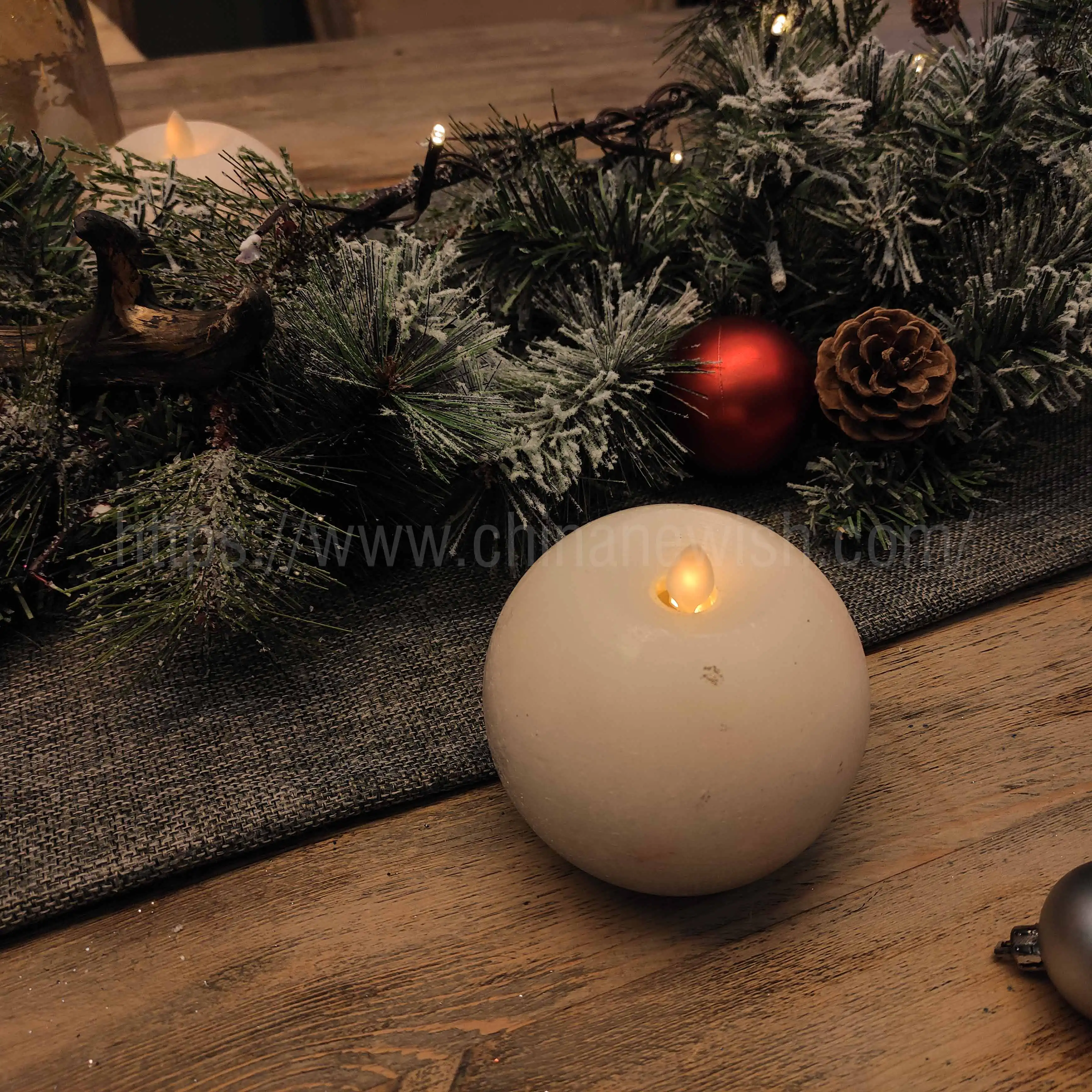 Kanlong Glow Ball Candle Light Flameless Electric Window Led Candles ...