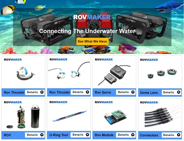 Rov Led Light 5000 - 20W ROV Underwater Light for 300m Depth