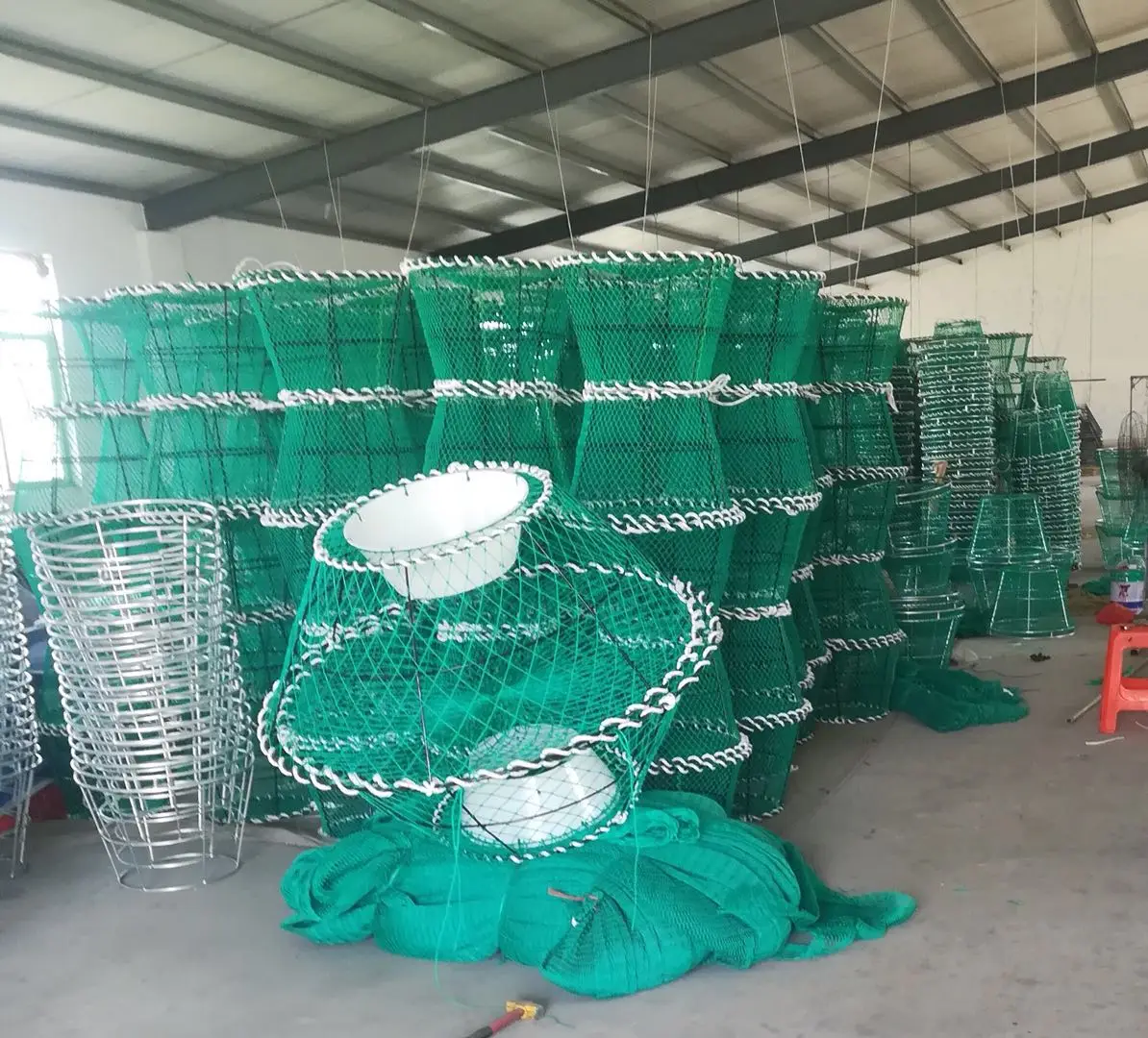 Commercial Folding King Crab Cage Fishing Net Lobster Trap - Buy Crab ...
