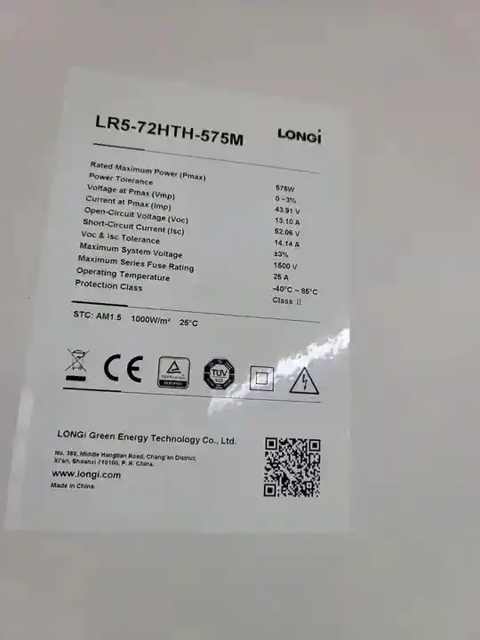 Longi Hi-mo6 Explorer Lr5-72hth 565-585m Monofacial Half Cell Longi Solar Panel 565w 570w 575w ...