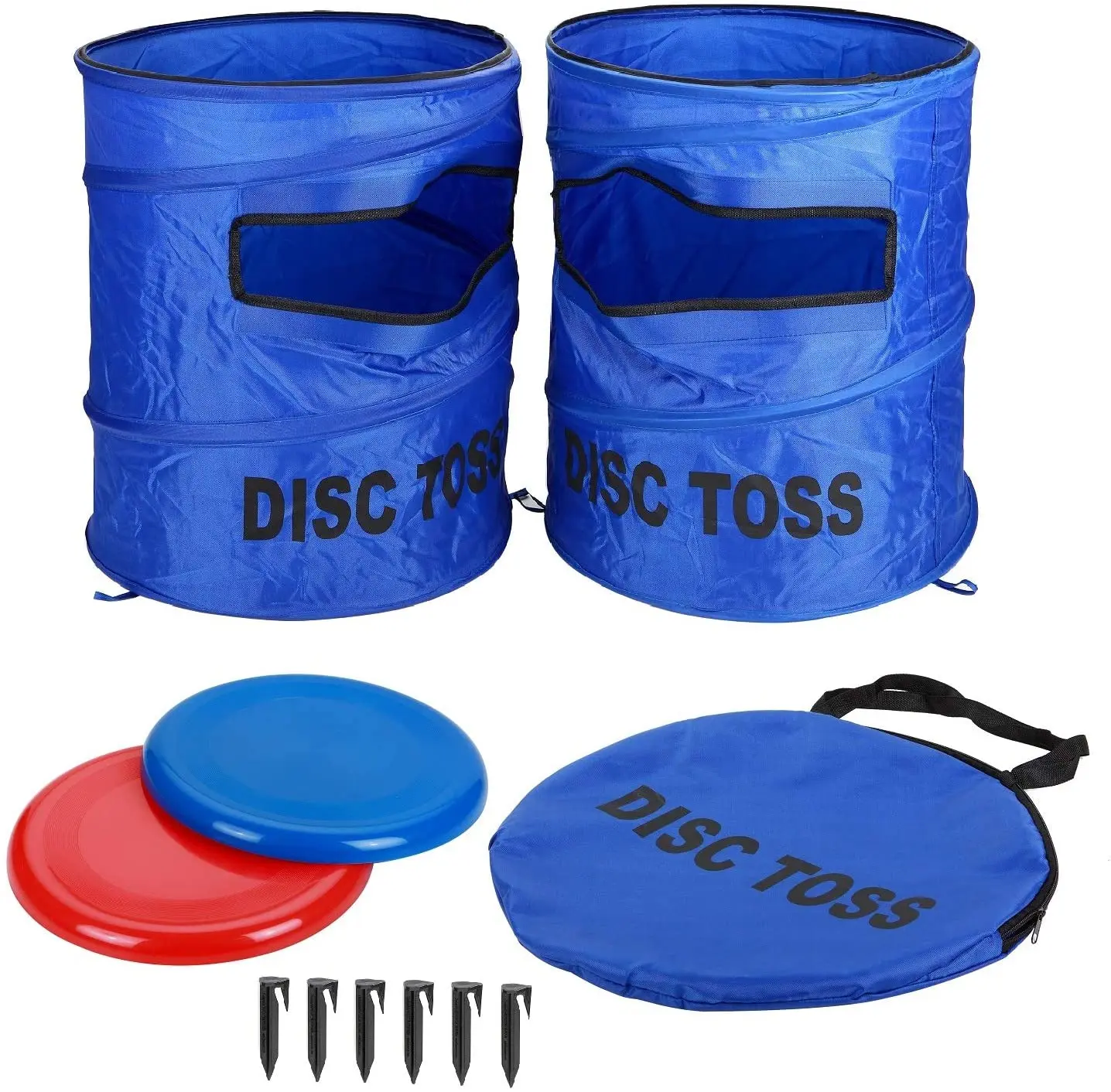 Flying Disc Toss Dunk Yard Game Set Folding Disc Toss Game Set - Buy ...
