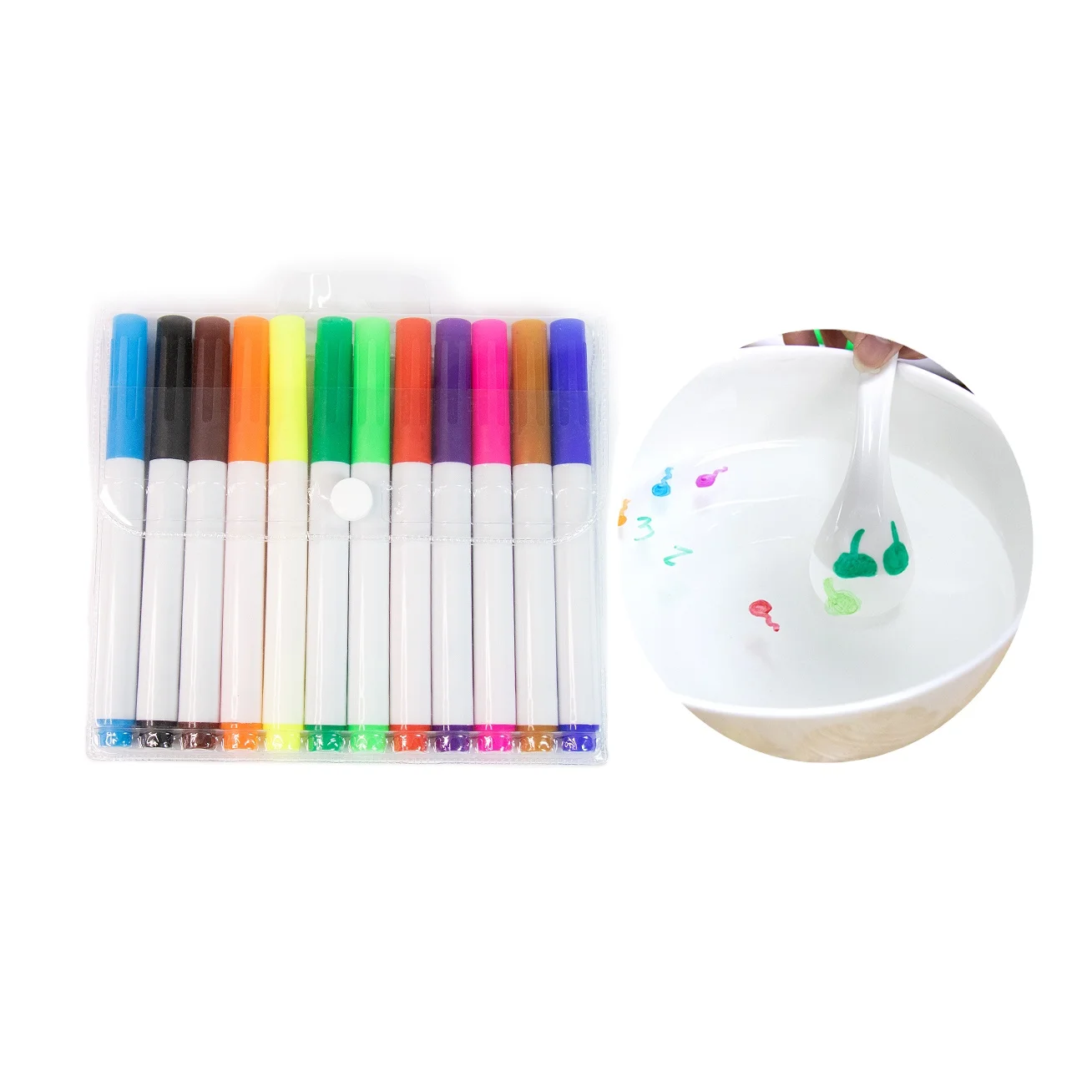 Diy Whiteboard Markers Magic Water Floating Ink Painting Pens Kids ...