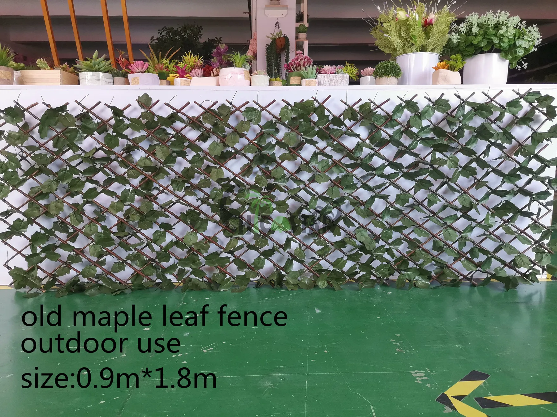 Faux Ivy Leaf Decorative Privacy Fence Screen Artificial Hedge