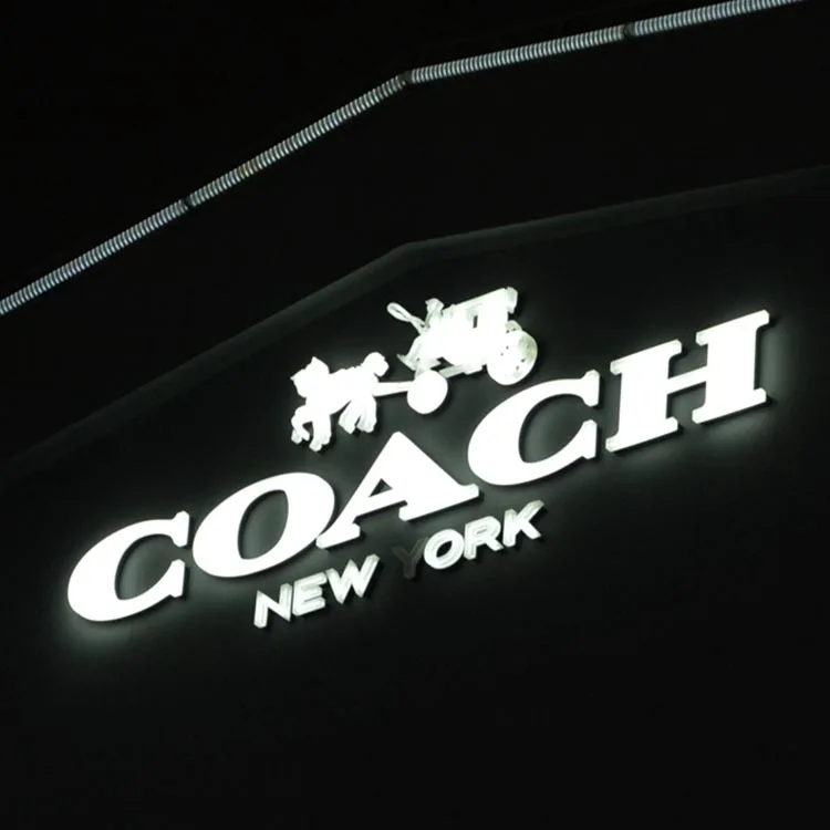 Channel Letter Design Surrounding Character Backlit Acrylic Laser Cut ...