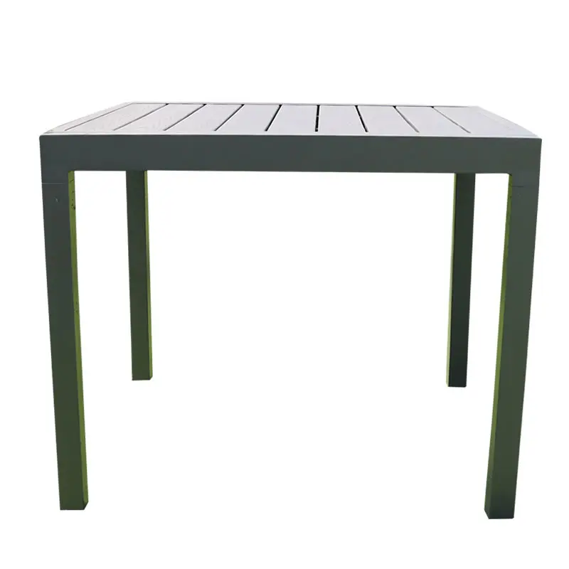Extendable Aluminum Outdoor Dining Table for 6-8 Persons