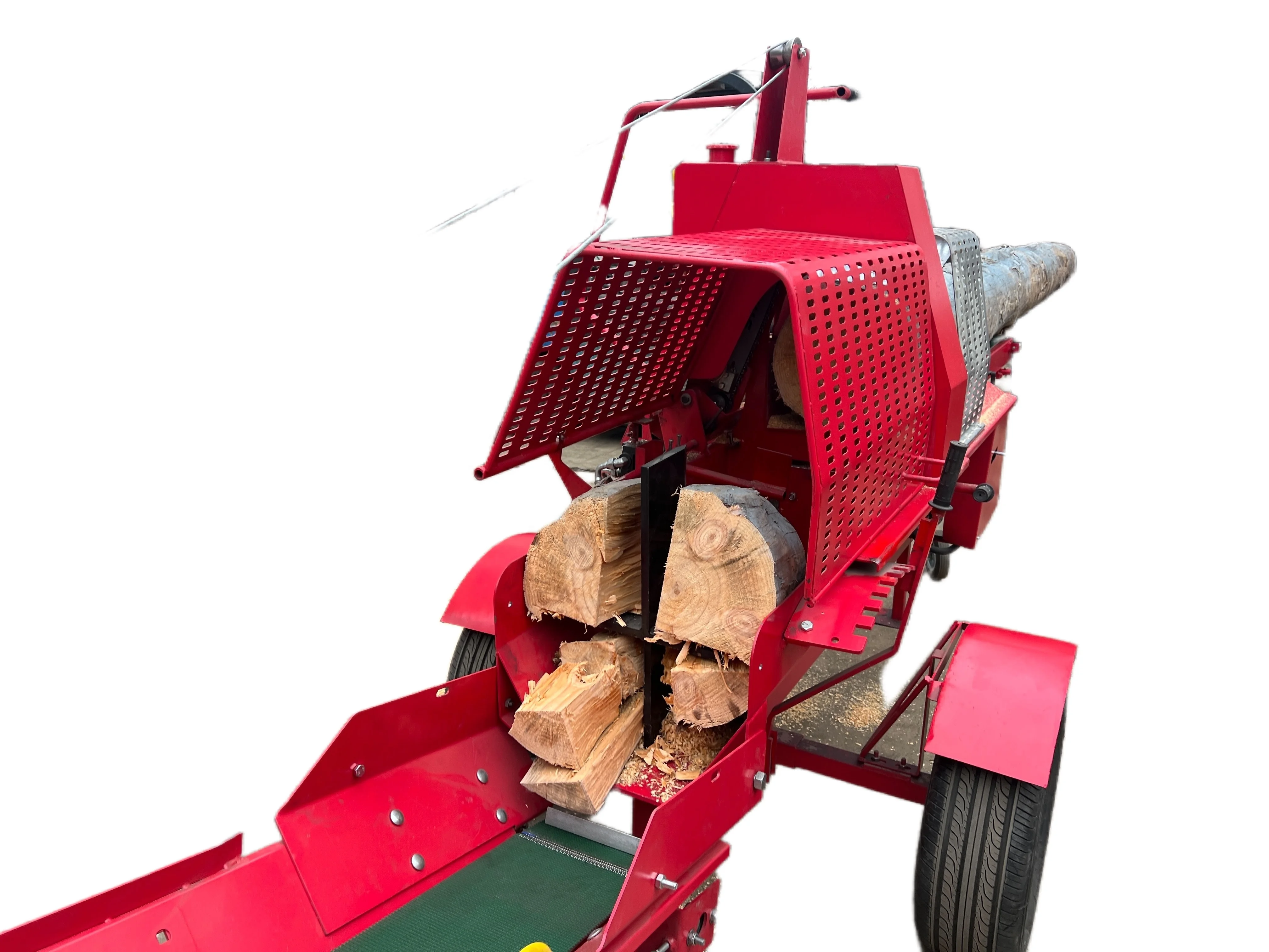 20ton Log Splitter 50cm Firewood Processor 27hp Gasoline Firewood ...