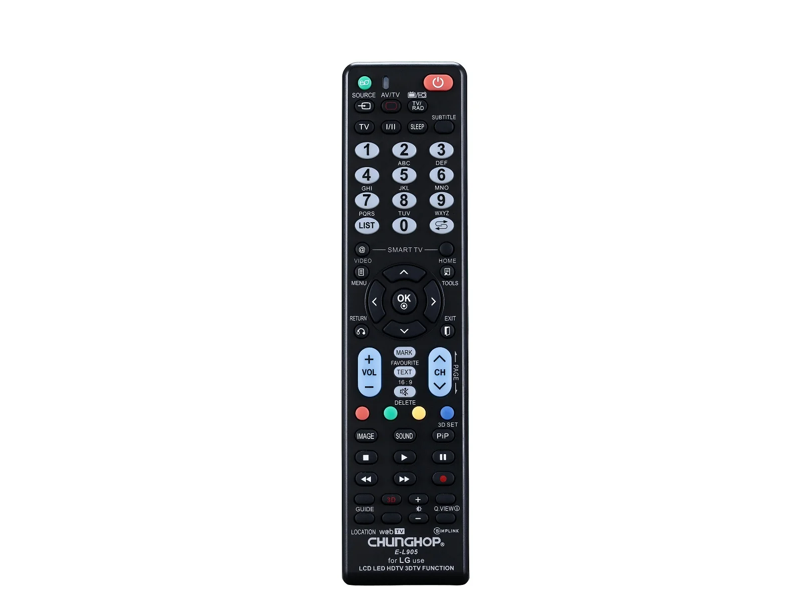 Chunghop E-L905 TV Remote Control - Original for LG Tvs