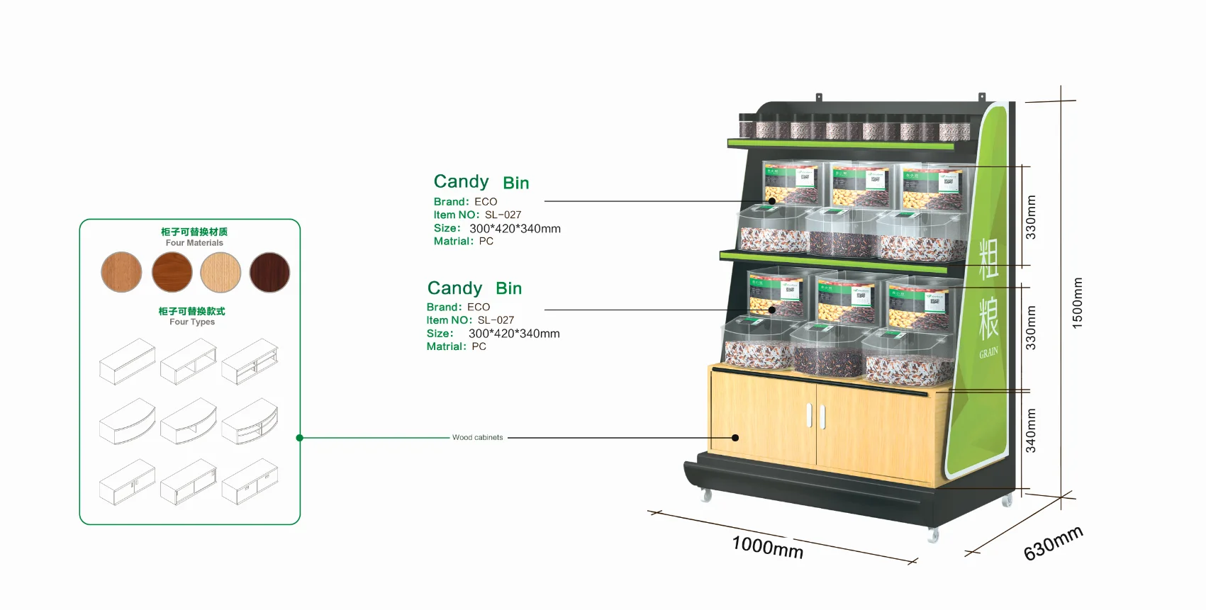 High Quality Metal Iron Supermarket Candy Store Gondola Shelf - Buy ...