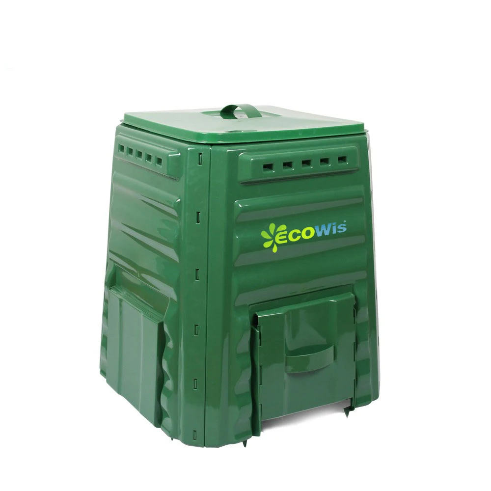 220L Organic Waste Bin Large Capacity Detachable Garden Plastic ...