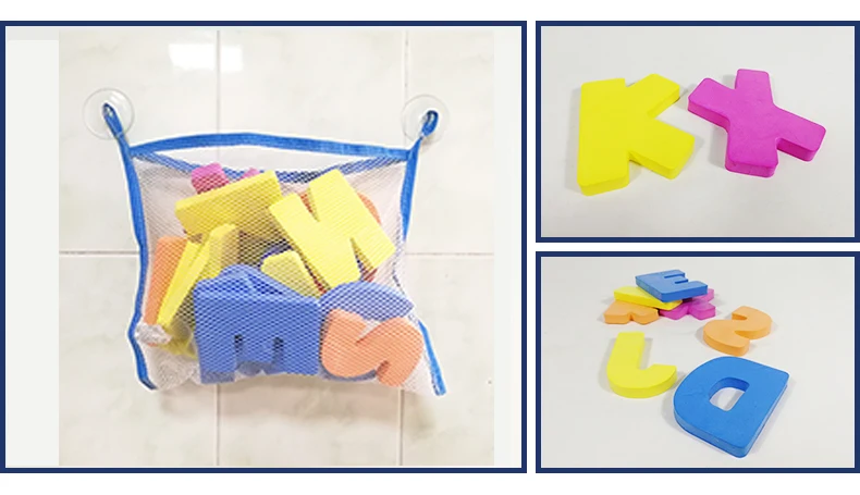 3D Foam Letters and Numbers - Safe Bath Toys for Kids