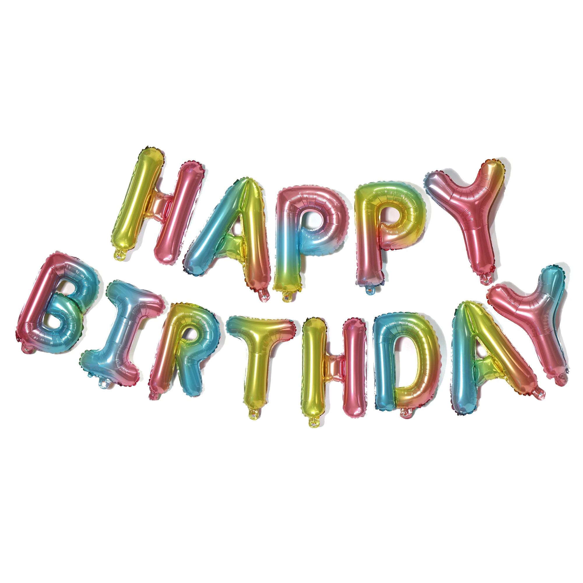 Happy Birthday Letter Balloons - Party Decoration Set