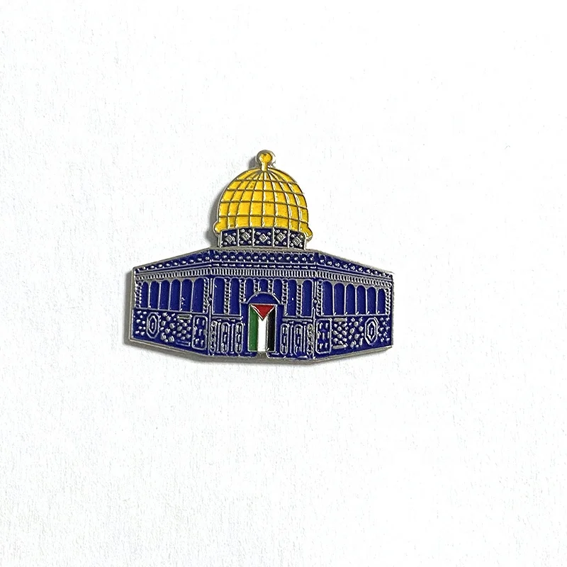 Customize Metal Enamel Pin Famous Building Pin Badge For Souvenir - Buy ...