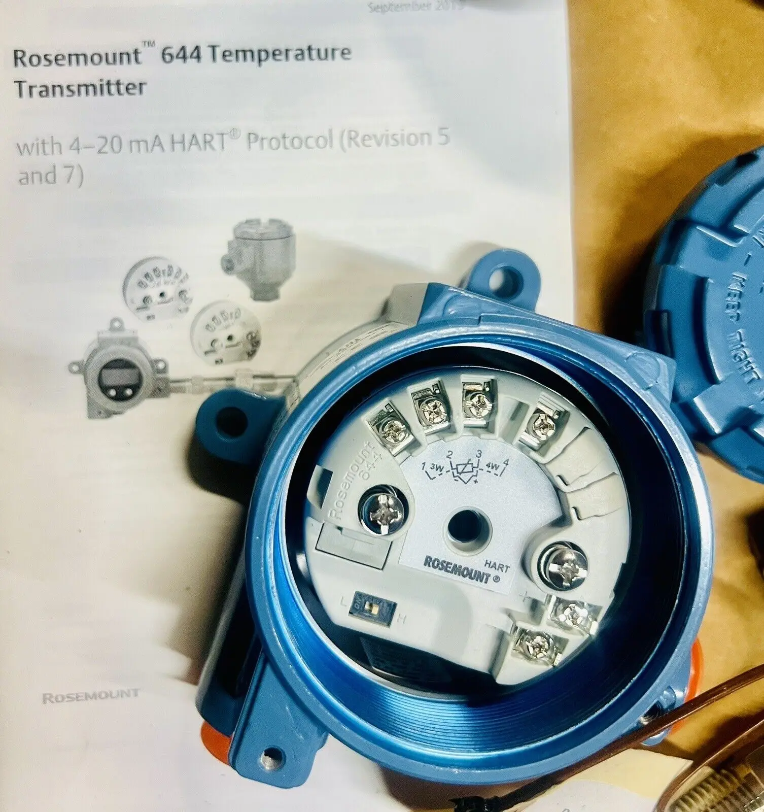 Fuel Gas Skid with Rosemount 644 Smart Temperature Transmitter