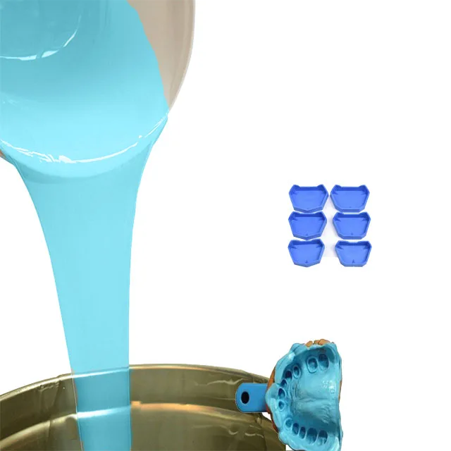 Platinum Cure Rtv2 Addition Cure Silicone Rubber For Dental Molds ...